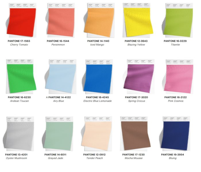 Cartela de cores Pantone: Tendência de Cores para 2023 – Cabo Verde Tecidos